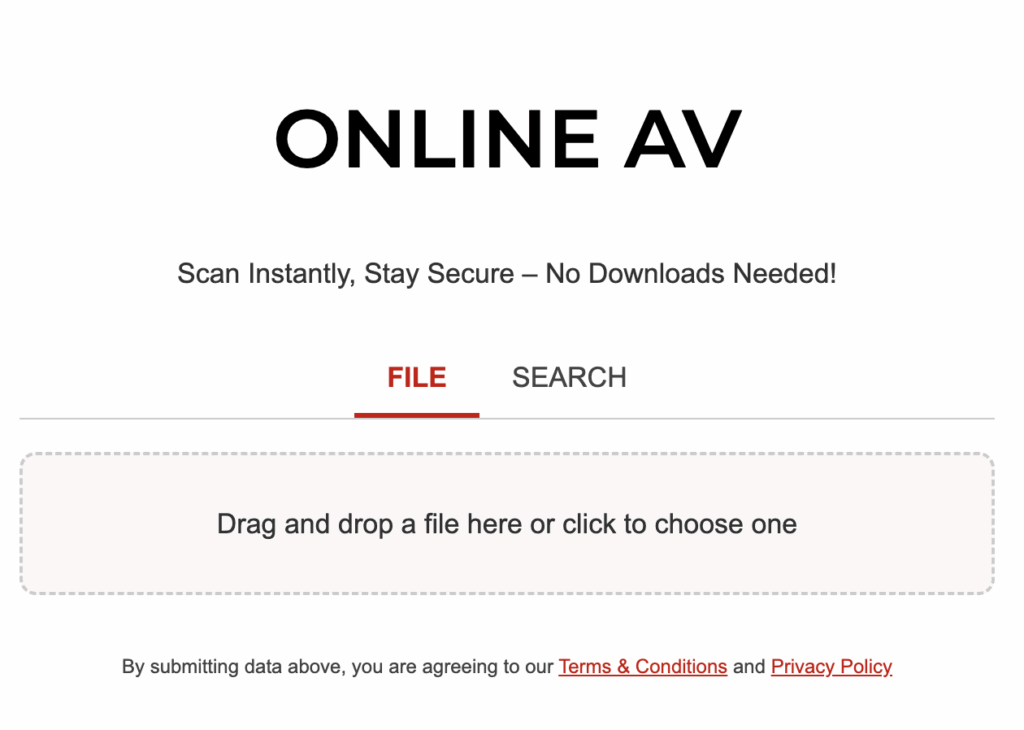 Online AV – Online AV | Scan without installing